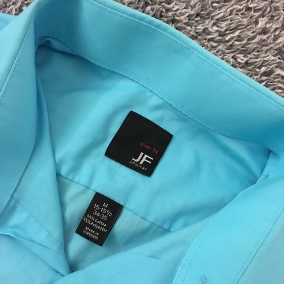 jf j.ferrar | Shirts | Mens Light Aqua Dress Shirt | Poshmark